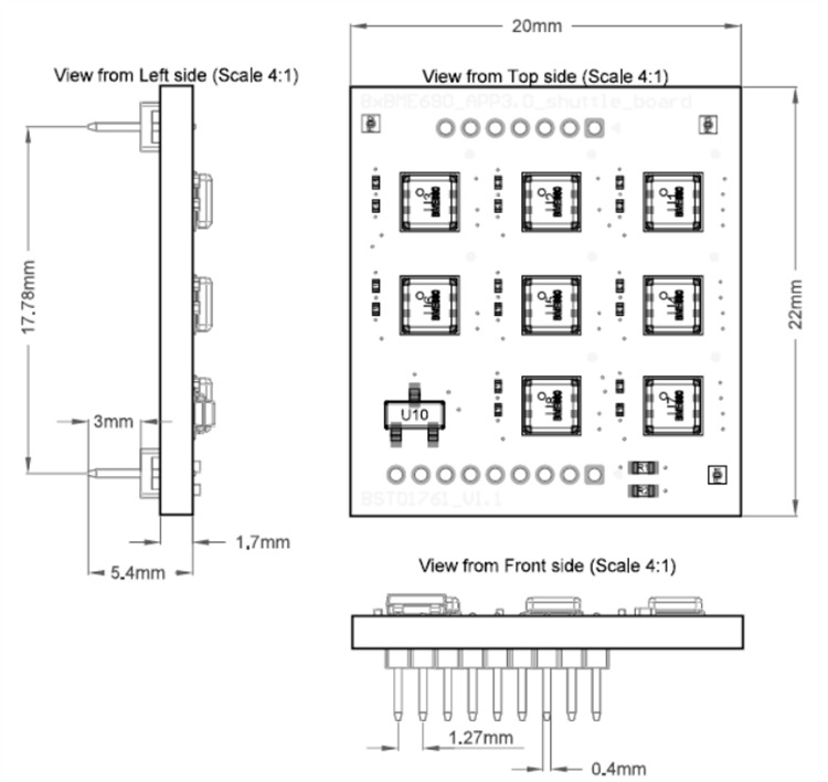 Shuttle Board 3.0 8xBME690 - Bosch | Mouser