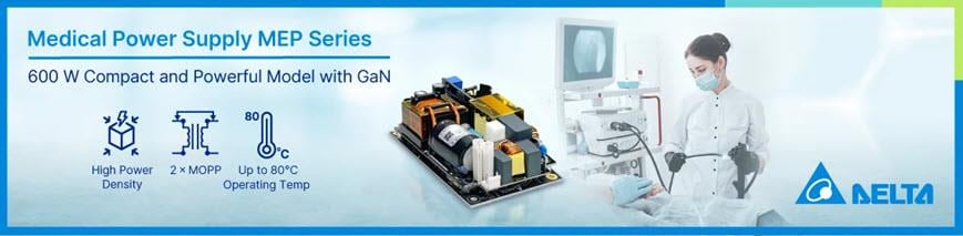 MEP-600A Medical/Industrial AC-DC Power Supply - Delta | Mouser