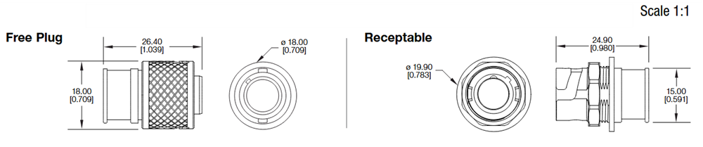Talon Mini Circular Connectors - Positronic | Mouser