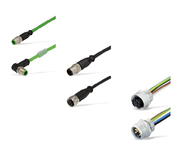 M8, M12 & 7/8'' Overmolded Cordsets - HARTING | Mouser