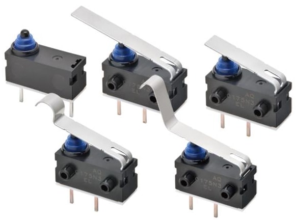 D2AW Sealed Ultra Subminiature Basic Switch - Omron Electronics | Mouser