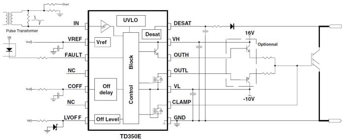 STMicroelectronics TD350E Advanced IGBT/MOSFET Driver | Mouser