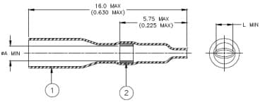 TE Connectivity SolderSleeve Shield Terminators | Mouser