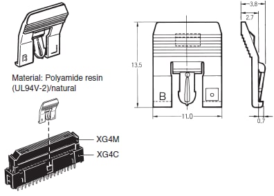 XG4 Flat Cable Connectors - Omron| Mouser