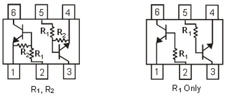 DDC Series NPN Dual Surface Mount Transistors - Diodes Inc. | Mouser