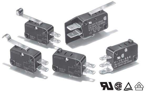 V Series General Purpose Snap Action Switch - Omron Electronics | Mouser