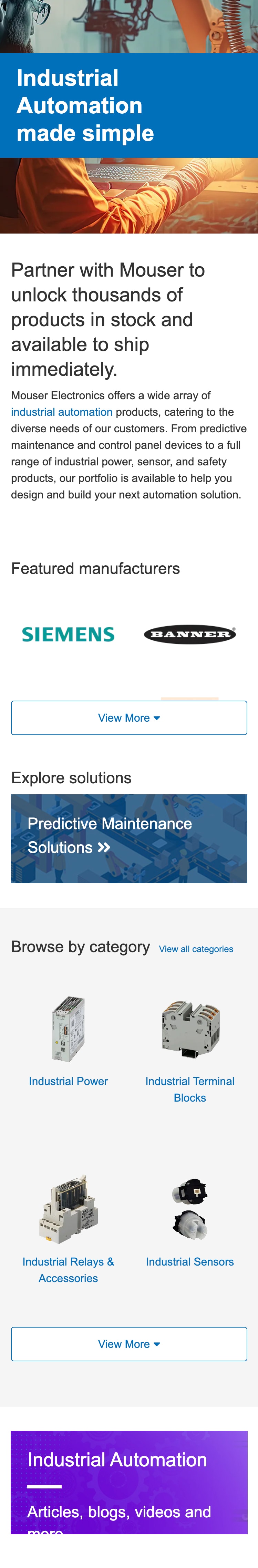 Marketing Awards - Mouser