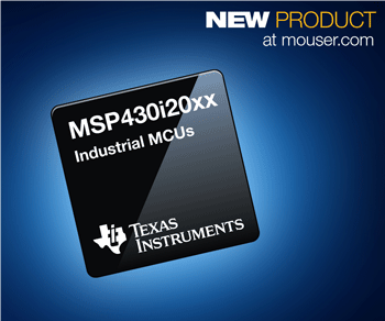 Texas Instruments MSP430i202x/3x/4x MCU Now at Mouser Has Four 24-bit ADCs