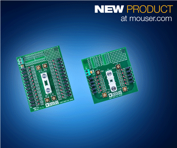 Mouser Electronics Widens Breadth of Analog Devices Eval Boards
