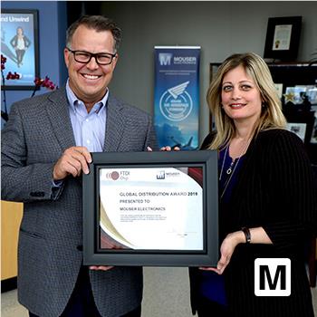 Mouser Receives Top Global Distribution Award from FTDI Chip