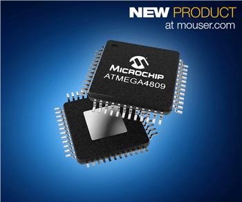 Now at Mouser: Microchip’s ATmega4809 8-bit MCU for Command and Control Applications