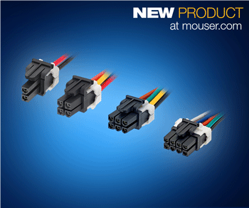 Molex’s Mini-Fit TPA 2 Power Connectors and Cable Assemblies Now Shipping from Mouser Electronics