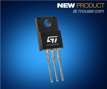 Mouser Electronics Now Stocking STMicroelectronics MDmesh M6 High-Efficiency Super-Junction MOSFETs
