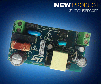 Mouser Now Shipping STMicroelectronics STEVAL-ISA162V1 Evaluation Board
