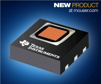 TI HDC1050 Sensor, Now at Mouser, Offers Low-Power, Accurate Temp and Humidity Measurements