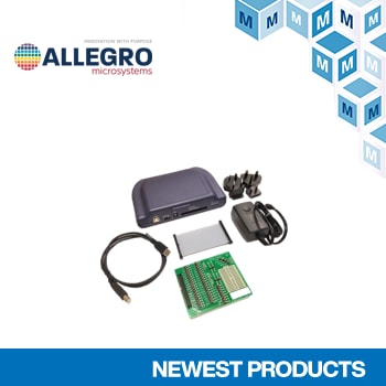 New at Mouser: Allegro MicroSystems ASEK-20 Sensor Evaluation Kit for Allegro Devices and Sensors
