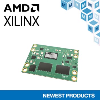 Mouser Now Shipping AMD / Xilinx Kria K24 SOM for Industrial, Medical and Robotic Applications