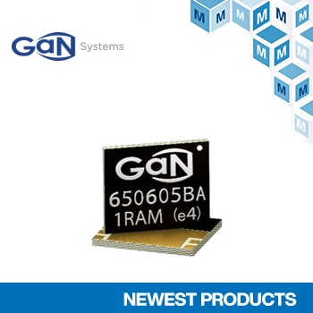 GaN Systems GS-065-060 Automotive Transistors, Now Available at Mouser, Provide High-Efficiency ...