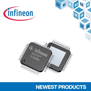 Infineon's MOTIX TLE989x MCUs Offer a Single Chip, Power IC+CAN (FD) for Automotive/BLDC Motor ...