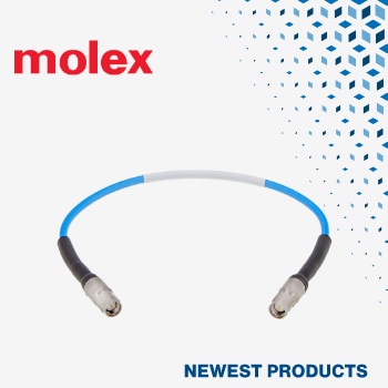 New at Mouser: Molex Cardinal Test High-Frequency Cable Assemblies for ...
