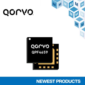 Mouser Now Shipping Qorvo QPF4659 Wi-Fi 7 High-Power Front-End Module for IoT Applications