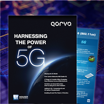 New eBook from Mouser Electronics and Qorvo Explores the Future of 5G Connectivity
