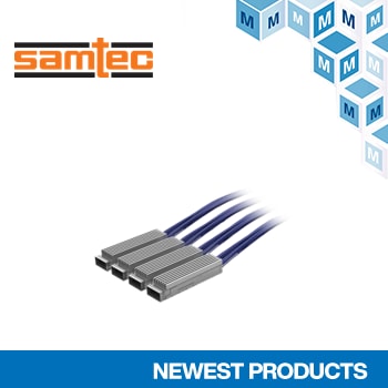 Samtec Flyover QSFP Cable Systems Now Available at Mouser