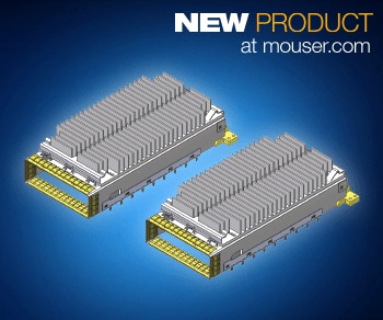 Amphenol CFP2 Commercial Cage Connectors Available from Mouser Electronics