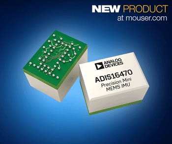 Analog Devices ADIS1647x微型工业IMU在贸泽开售
