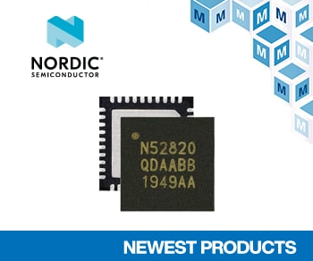 贸泽开售结合蓝牙5.2与USB 2.0的Nordic Semiconductor nRF52820多协议SoC