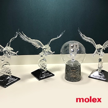 Mouser Electronics Named Molex Global e-Catalog Distributor of the Year